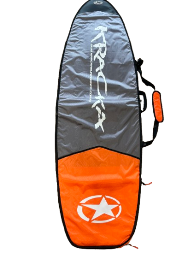 Orange/Grey Nipper Board Cover - Krackasurfcraft